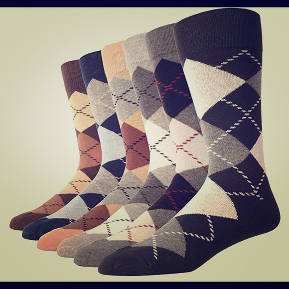 ZMART | Underwear & Socks | 6pack Mens Dress Socks Argyle New | Poshmark